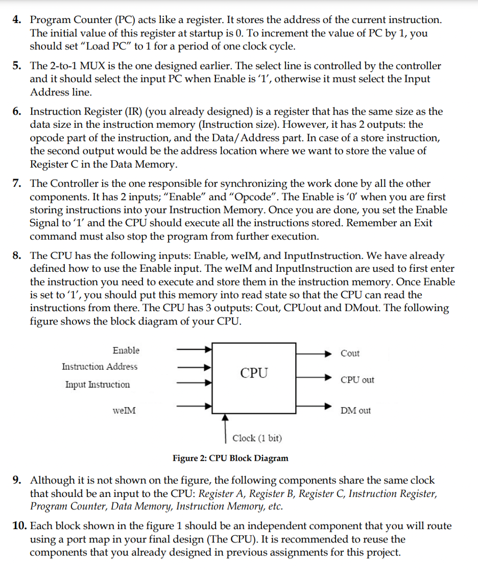 Solved You have designed and validated various components in | Chegg.com