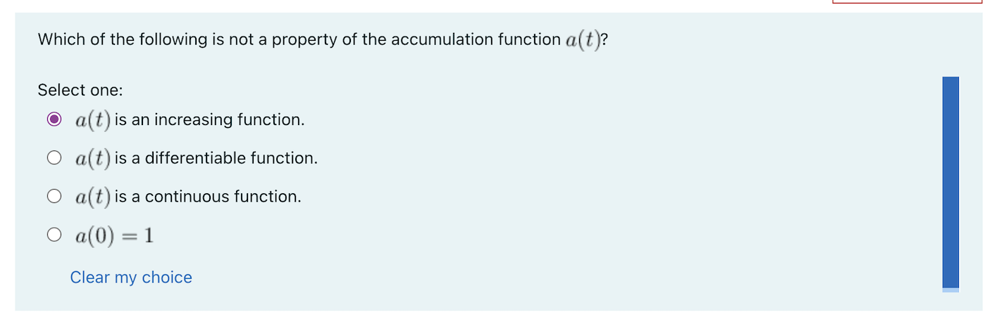 Solved Which of the following is not a property of the | Chegg.com