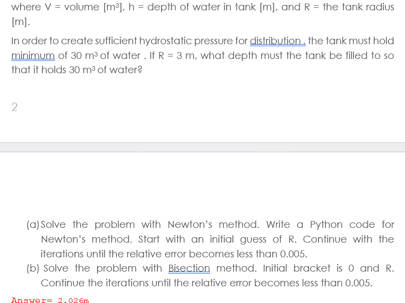 Solved Problem 2. The primary function of water towers is to | Chegg.com