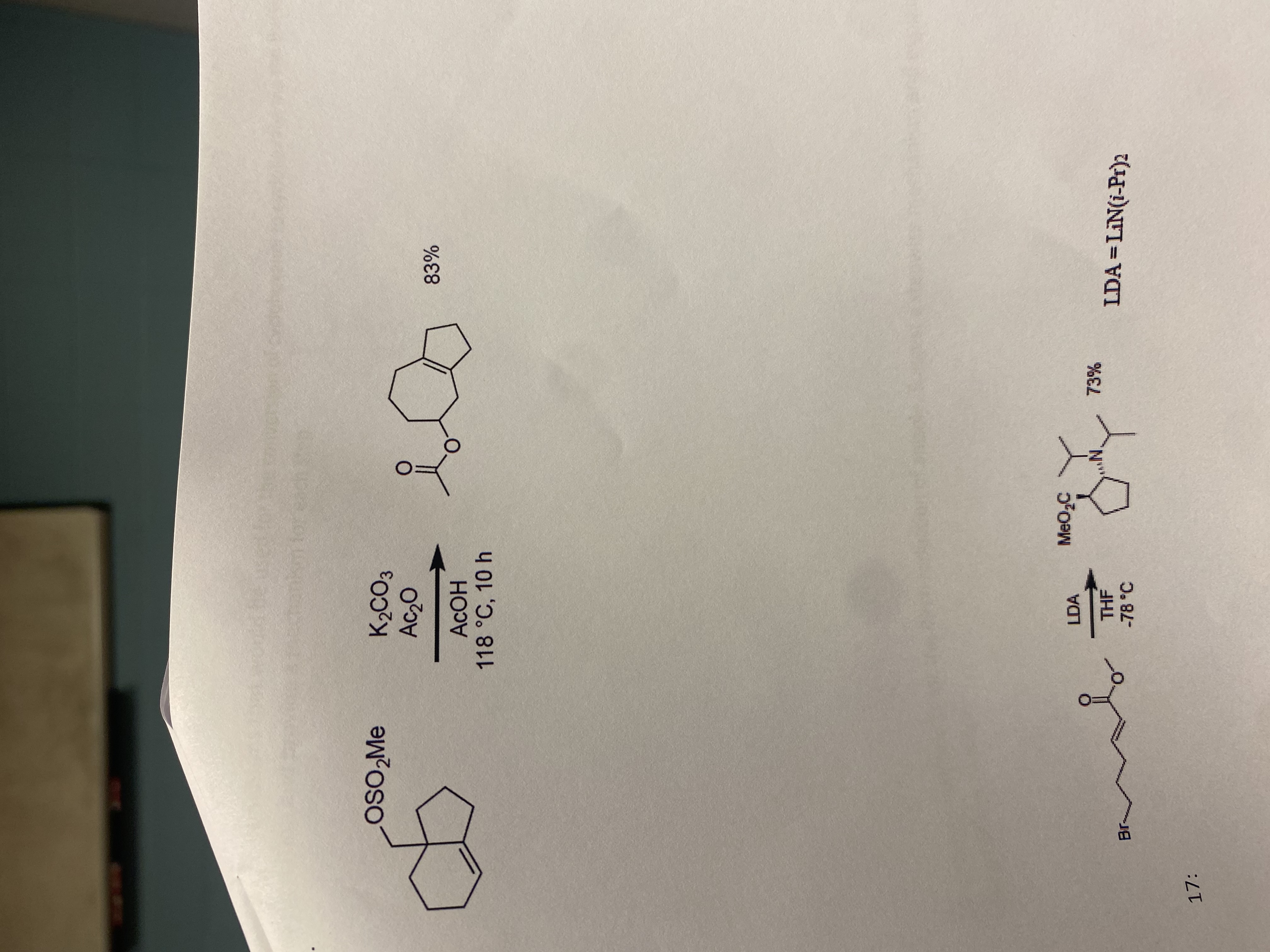 73% LDA=LiN(i−Pr)2 | Chegg.com