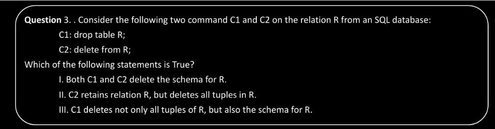 Solved Question 3. . Consider the following two command C1 | Chegg.com