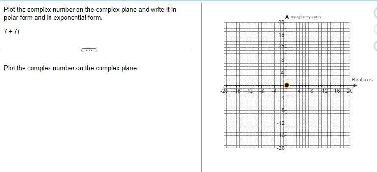 Solved Plot the complex number on the complex plane and | Chegg.com