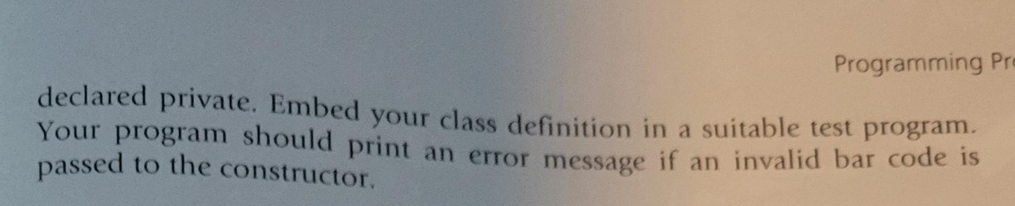 10. The U.S. Postal Service printed a bar code on | Chegg.com