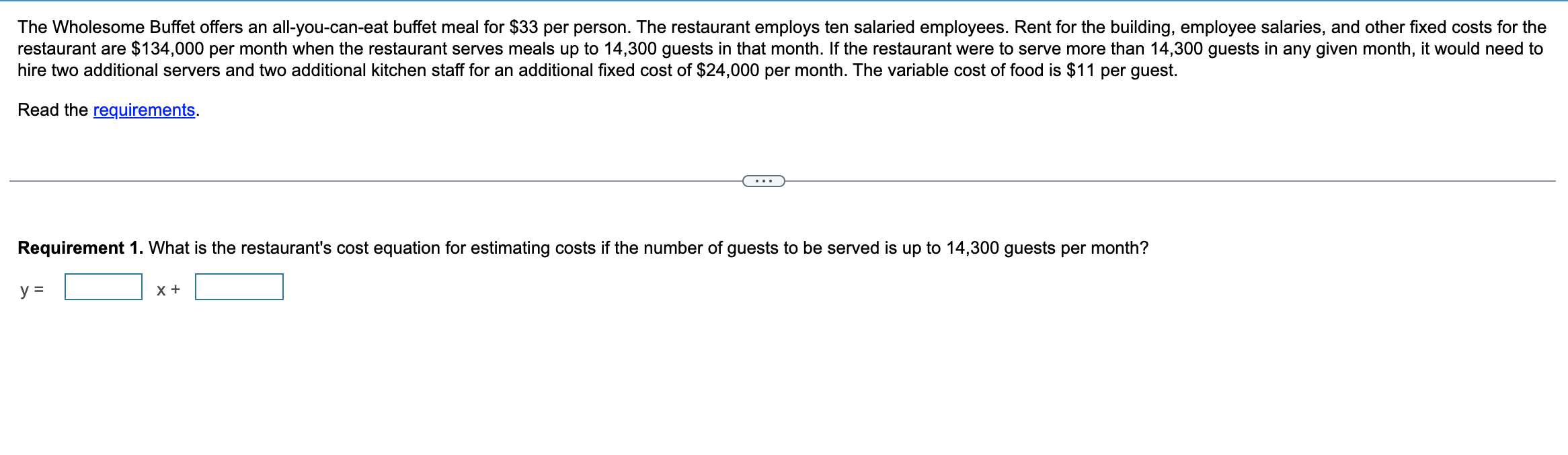 Solved hire two additional servers and two additional | Chegg.com