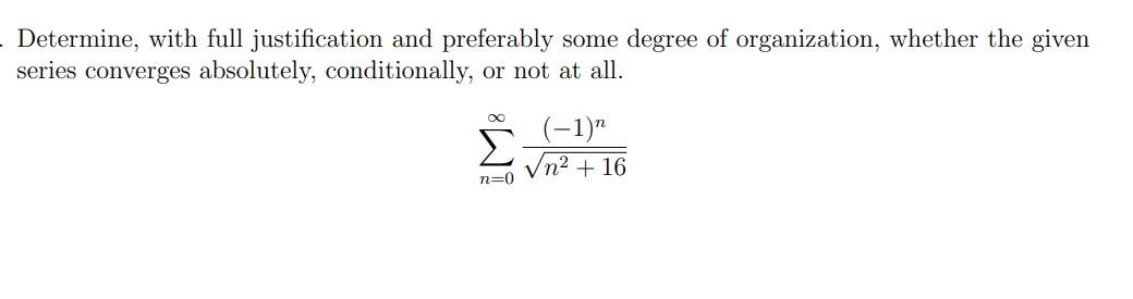 Solved Determine, with full justification and preferably | Chegg.com