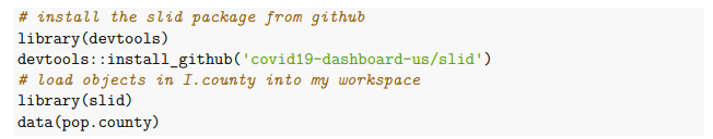 Solved # install the slid package from github library | Chegg.com
