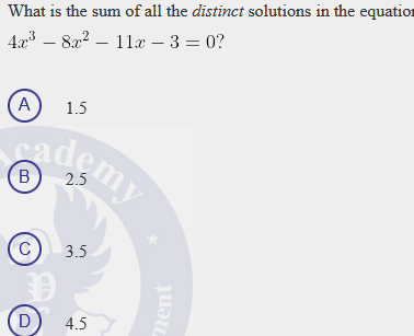 Solved What is the sum of all the distinct solutions in the | Chegg.com