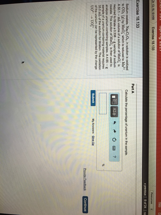 Solved Sodium oxalate, Na_2C_2O_4, in solution is oxidized | Chegg.com