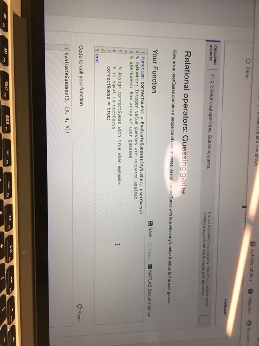 Solved elH 8ps and row arrays False 21.9.1: Relational | Chegg.com