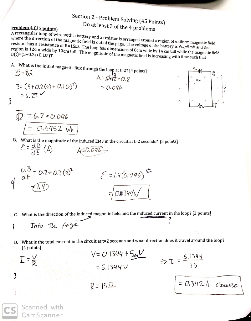 Solved Section 2 - Problem Solving (45 Points) Do at least 3 | Chegg.com