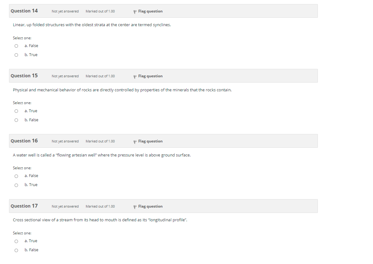 Solved Question 14 Not yet answered Marked out of 1.00 P | Chegg.com