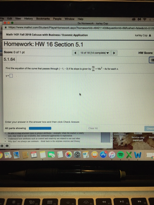 Calculus Archive | November 07, 2018 | Chegg.com