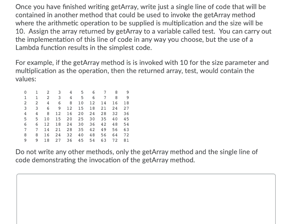 Solved As you know, the java.util.function package contains | Chegg.com