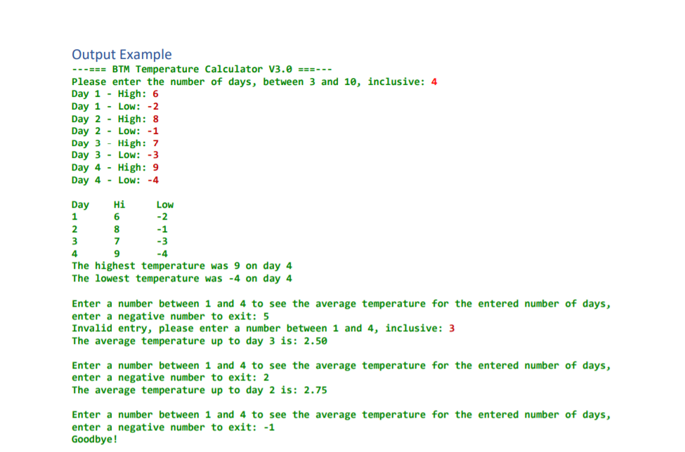 Solved Instructions Upgrade your code in temps3.c based on | Chegg.com