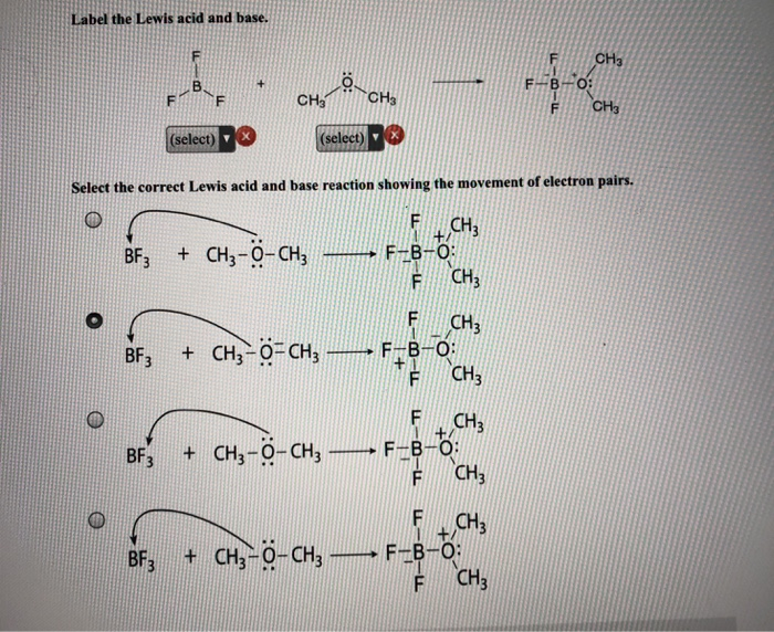 Solved Label the Lewis acid and base. FCH3 FB O CHHa FCH3 | Chegg.com Solved Label the Lewis acid and base. FCH3 FB O CHHa FCH3 | Chegg.com