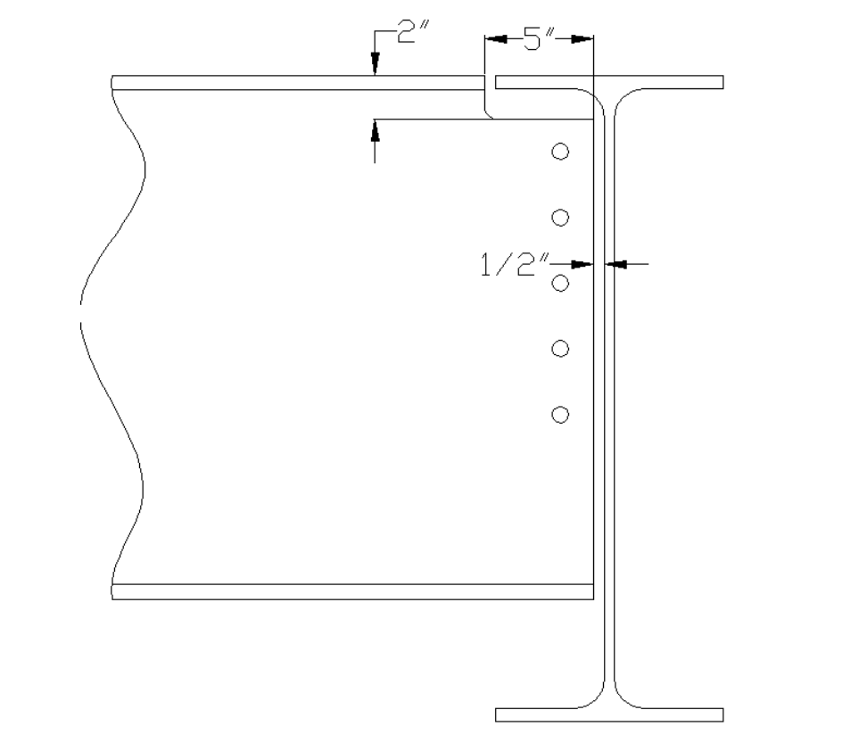 Solved If a W27X84 beam is coped 2” in depth and at a length | Chegg.com