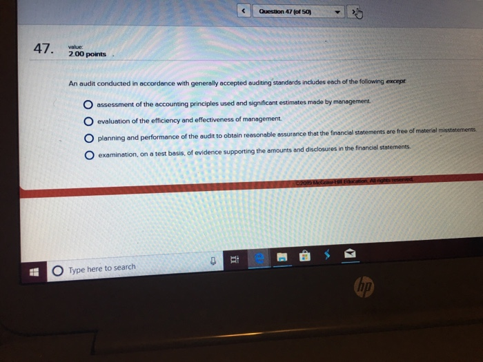 Solved 2.00 points Which of the following requires an | Chegg.com