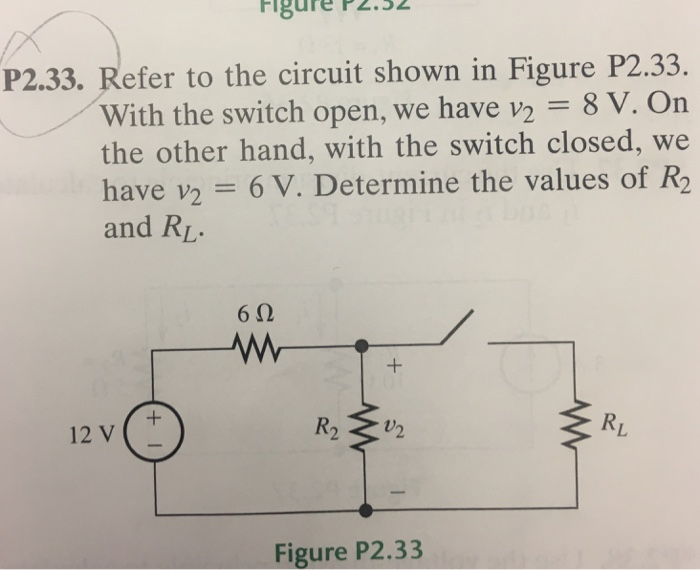 Solved Figure P2.52 P2.33. Refer to the circuit shown in | Chegg.com