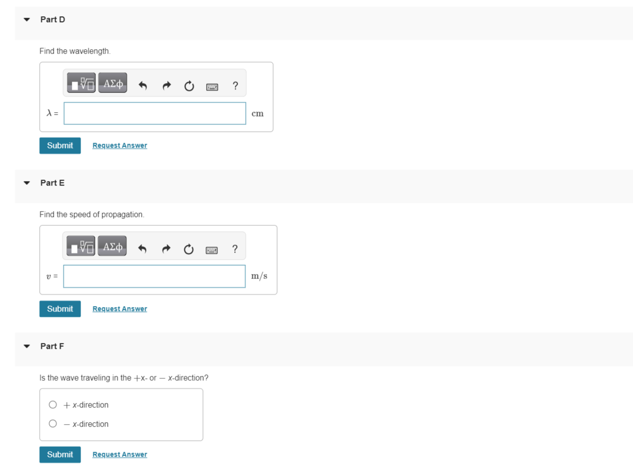 Solved A transverse wave on a rope is given by y(x,t)= | Chegg.com