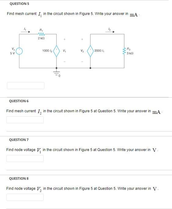 Solved Find mesh current I1 in the circuit shown in Figure | Chegg.com