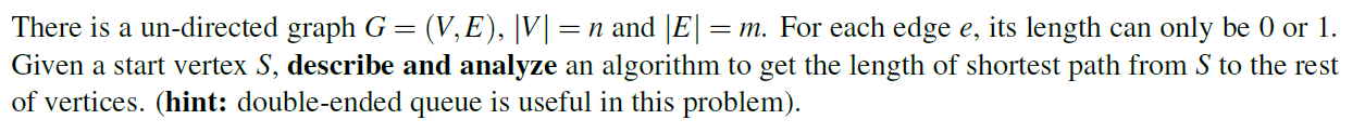 Solved = = There is a un-directed graph G = (V,E), |VI = n | Chegg.com