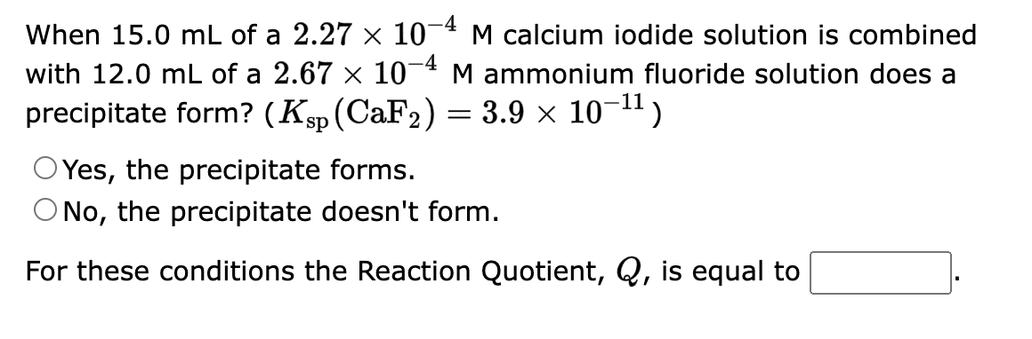 Solved When 25.0 mL of a 4.06×10−4M silver acetate solution | Chegg.com