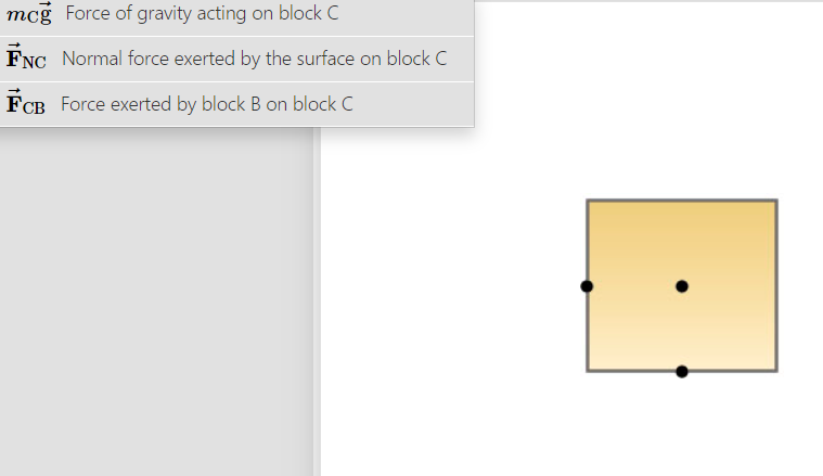 Solved Three blocks on a frictionless horizontal surface are | Chegg.com