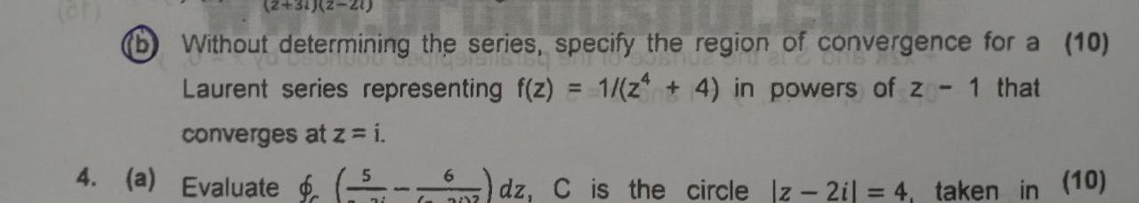 Solved (b) Without determining the series, specify the | Chegg.com
