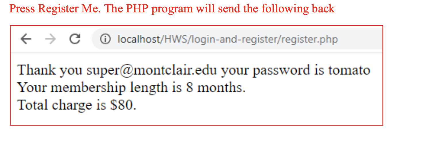 Solved In this homework you will create a login page. You | Chegg.com