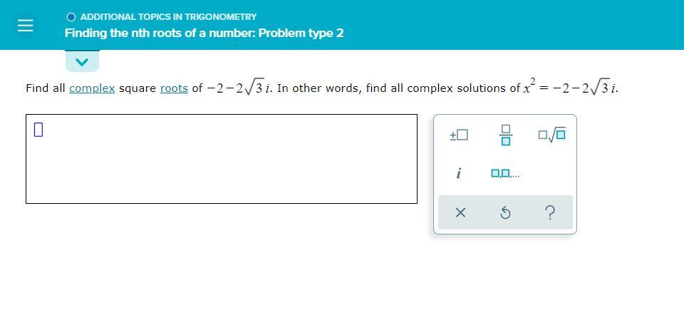 Solved III ADDITIONAL TOPICS IN TRIGONOMETRY Finding the nth | Chegg.com