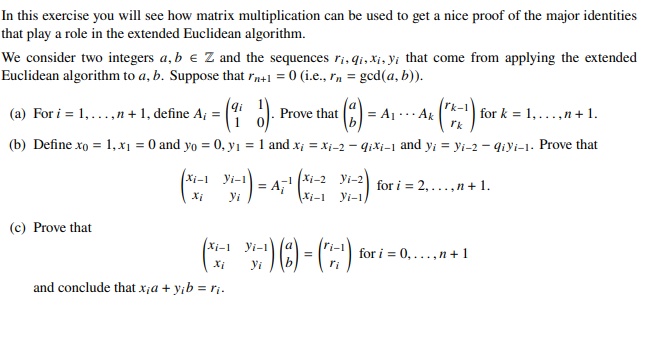 Solved In this exercise you will see how matrix | Chegg.com