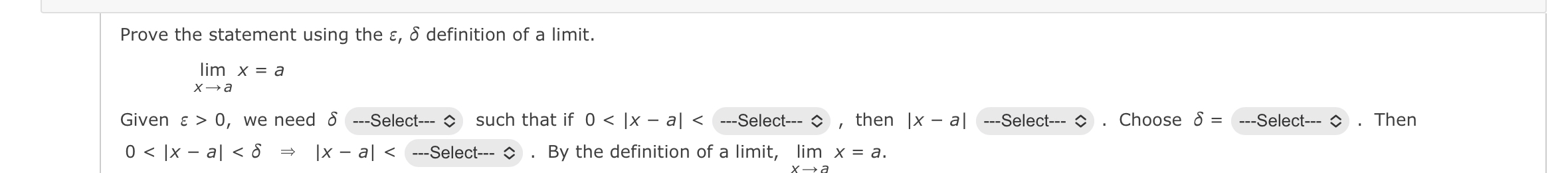 Solved Prove the statement using the ε,δ definition of a | Chegg.com