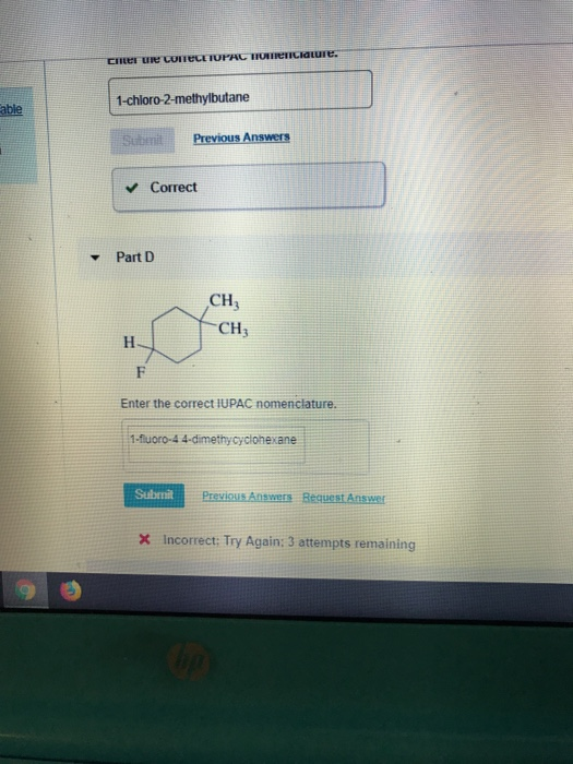 Solved For each of the following compounds give the IUPAC | Chegg.com