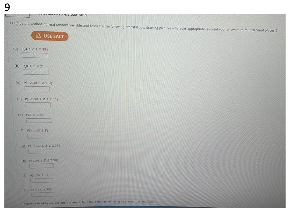 Solved Let Z be a standard normal random variable and | Chegg.com