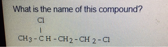 Solved What is the name of this compound? | Chegg.com
