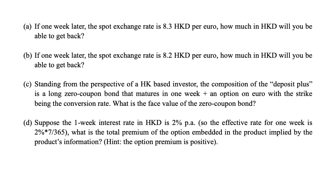 Solved Q2. (option strategies) Below is a list of option | Chegg.com
