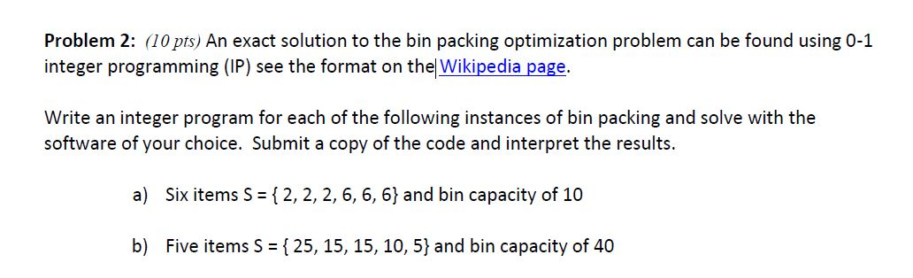 With Excel solver or LINDO please. For integer linear | Chegg.com