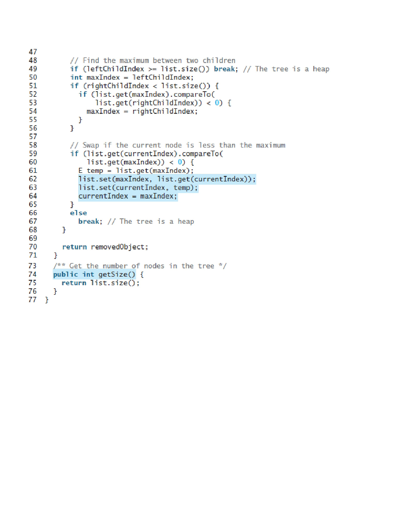 Listing 2310 Heapsortjava 1 Public Class Heapsort