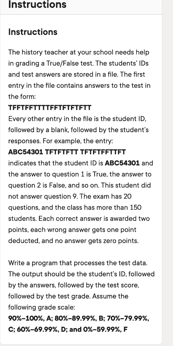 Solved Instructions Instructions The history teacher at your | Chegg.com