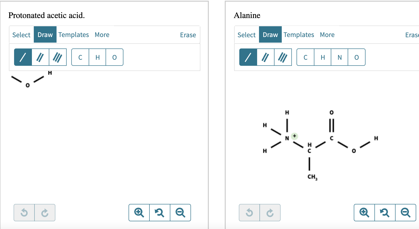 Solved Protonated acetic acid. | Chegg.com