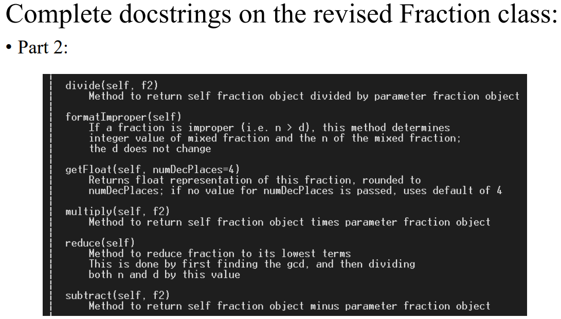 Solved - Gain additional experience with Object Oriented | Chegg.com
