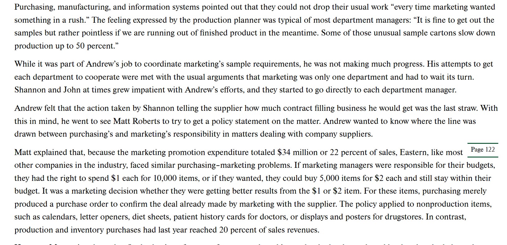 Solved Located in Seattle, Washington, Eastern carried an | Chegg.com