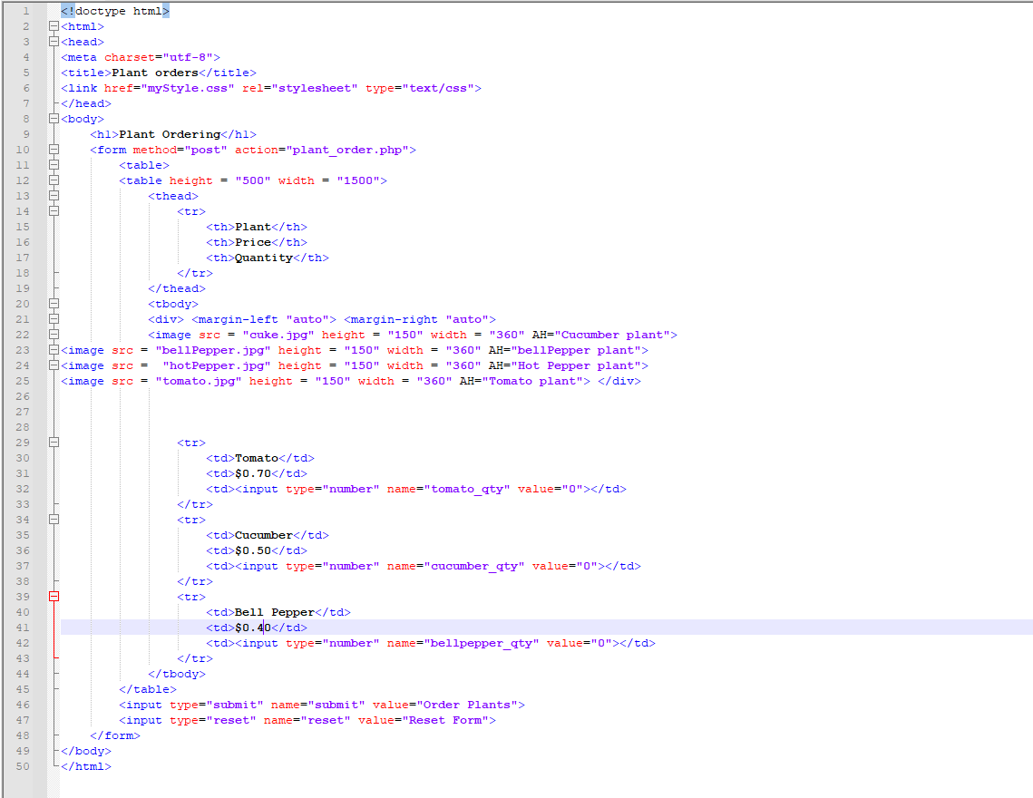 Solved Modify the php to give a 10% discount when ordering | Chegg.com
