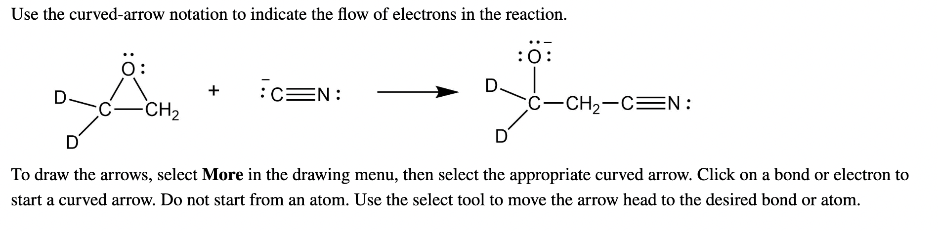 Solved Use the curved-arrow notation to indicate the flow of | Chegg.com