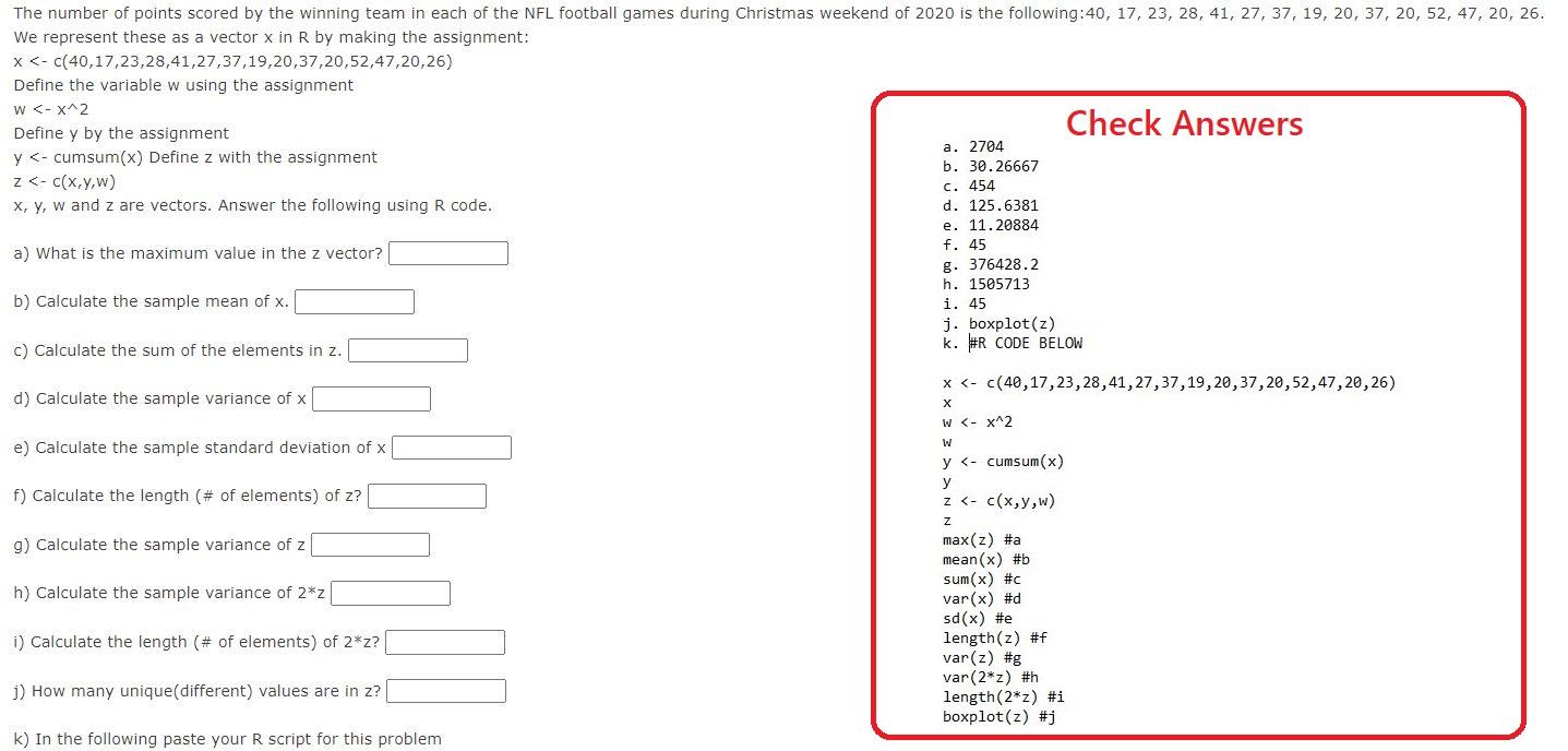 Solved The number of points scored by the winning team in | Chegg.com