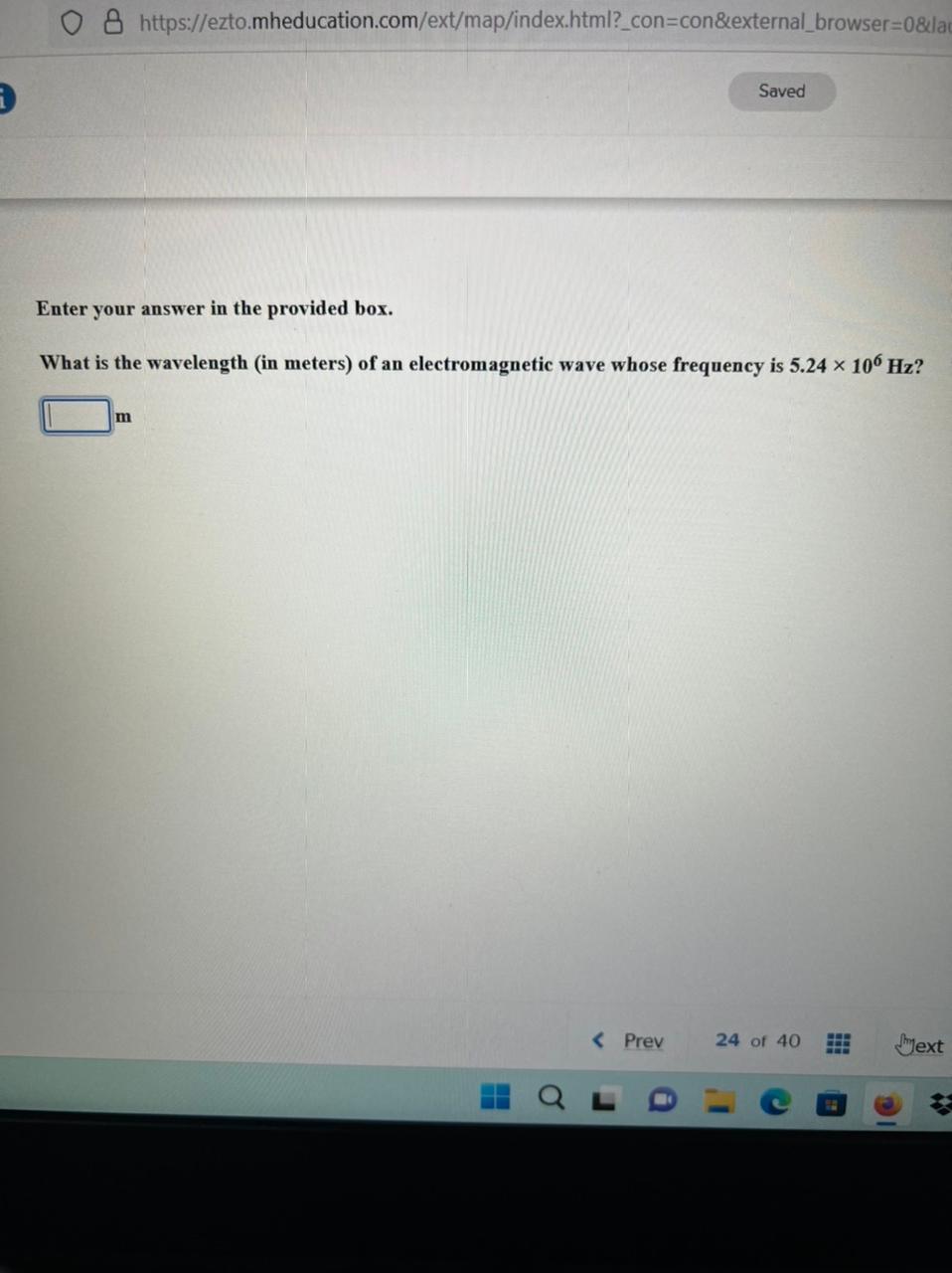 Solved Enter your answer in the provided box. What is the | Chegg.com