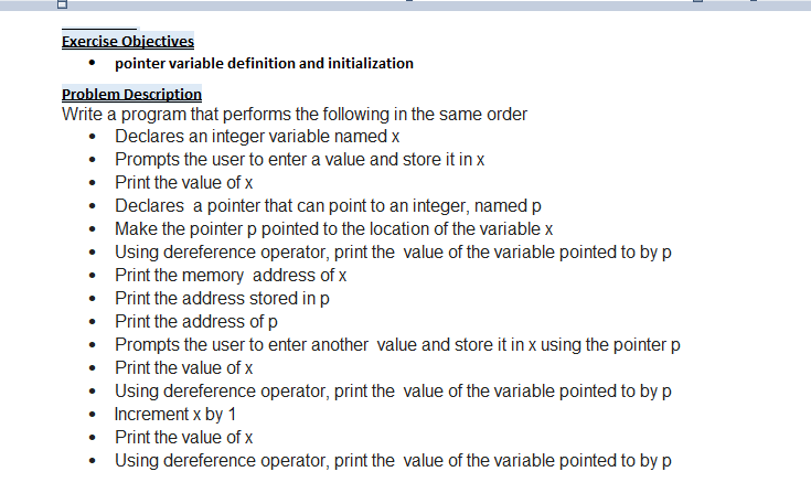 Solved Caeilise Uvellives Creating Initializing And Using 