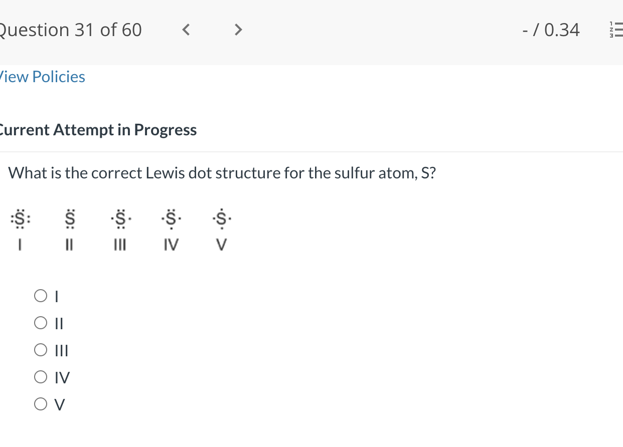 Solved Uurrent Attempt in Progress What is the correct Lewis | Chegg.com