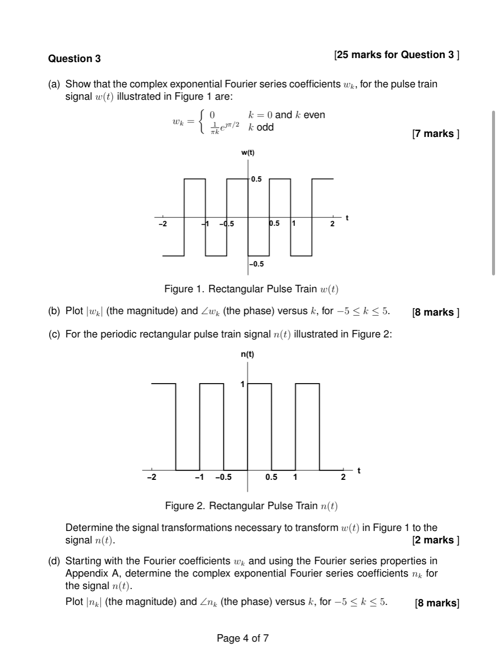 Solved Question 3(a) ﻿Show that the complex exponential | Chegg.com