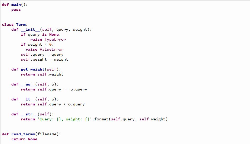 Part II - Autocomplete In this part, you will | Chegg.com